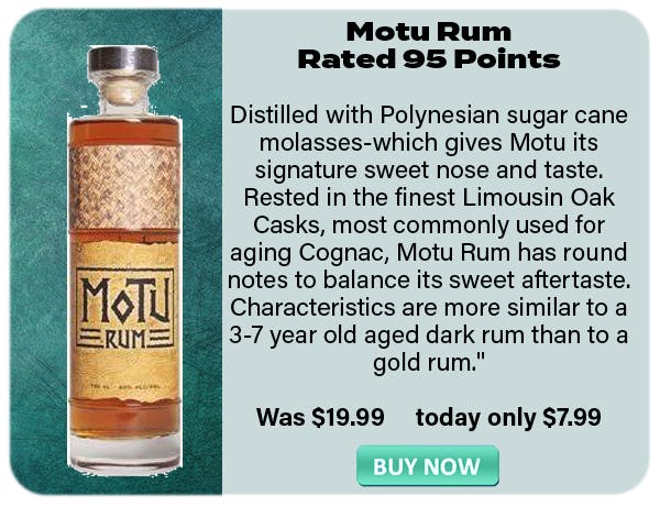 Sail into Savings: Motu Rum & Whitehaven Sauvignon Blanc