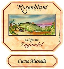 Rosenblum Cuvee Michelle Zinfandel 750ml - Yankee Spirits