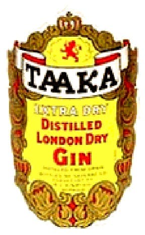 Taaka London Dry Gin 750ml - Order Liquor Online
