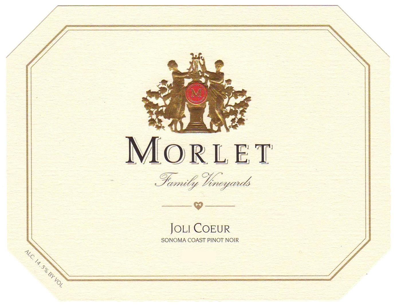 Morlet Family Vineyards Joli Coeur Pinot Noir 2010 750ml - Stirling ...
