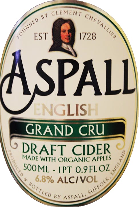 Aspall English Grand Cru Organic Draft Cider 500ml Bottle - Argonaut ...