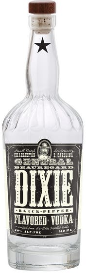 General Beauregard Dixie Vodka Dixie Southern Vodka - Black Pepper ...