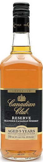 Canadian Club Reserve Whisky 9 year old 750ml - Buster's Liquors & Wines