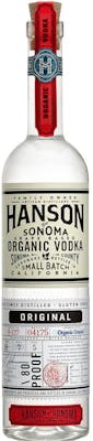 Hanson of Sonoma Organic Vodka Original 750ml - Yankee Spirits