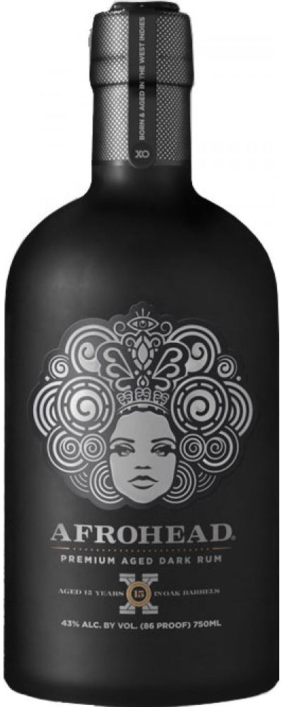 Afrohead XO Premium Aged Dark Rum 15 year old 700ml - Yankee Spirits