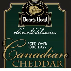 Boar's Head Precut Aged Canadian Cheddar Cheese 8 oz. - Argonaut Wine ...