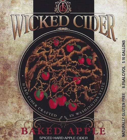 d's Wicked Cider Baked Apple Cider 6 pack 12 oz. Can - Order Liquor Online