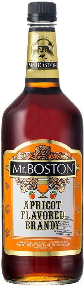 Mr. Boston Apricot Flavored Brandy 1L - Yankee Spirits