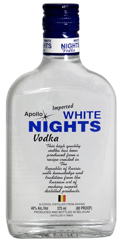 Apollo White Nights Vodka 375ml Glass - Stone Gate Wine & Spirits