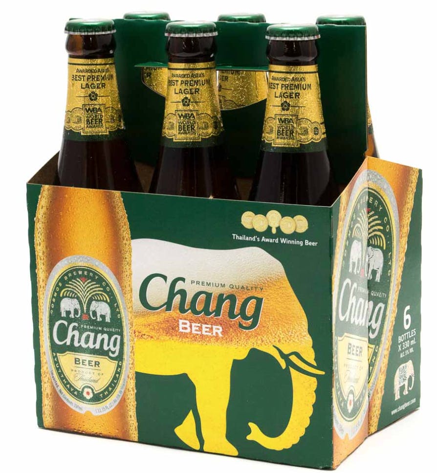 Chang Beer 6 pack 12 oz. Bottle - Yankee Spirits