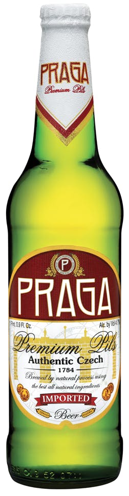 Praga Beer Premium Pilsner 6 pack 11.2 oz. Bottle - Yankee Spirits