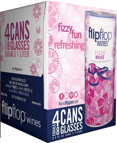 Flipflop Fizzy Rose 4 pack Can - Stirling Fine Wines