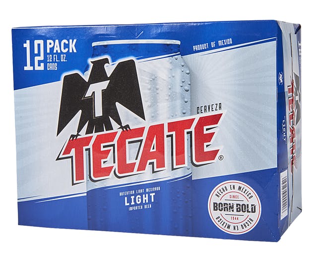Tecate Light 12 pack 12 oz. Can - Argonaut Wine & Liquor