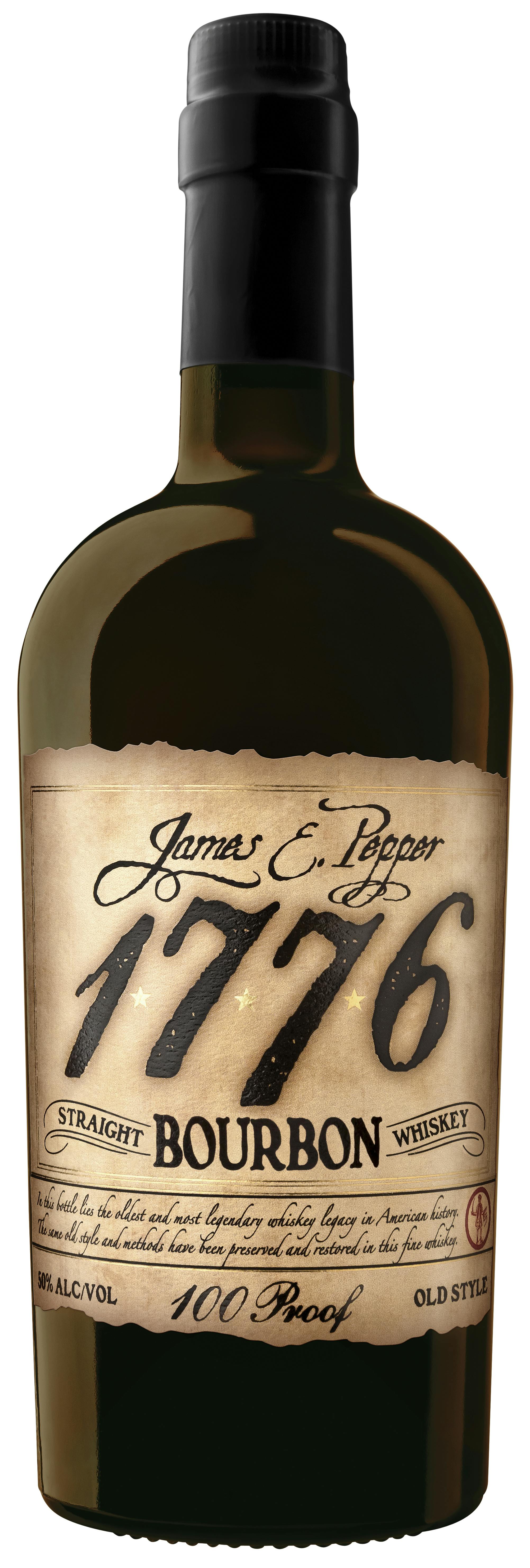 James E. Pepper 1776 Straight Bourbon Whiskey 100 Proof 750ml - Yankee ...
