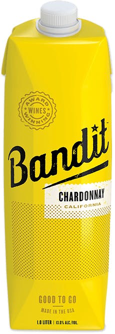 Bandit Chardonnay 1L Tetra Pak - Yankee Spirits