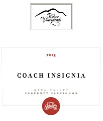 Fisher Vineyards Coach Insignia Cabernet Sauvignon 2013 750ml - Toast ...