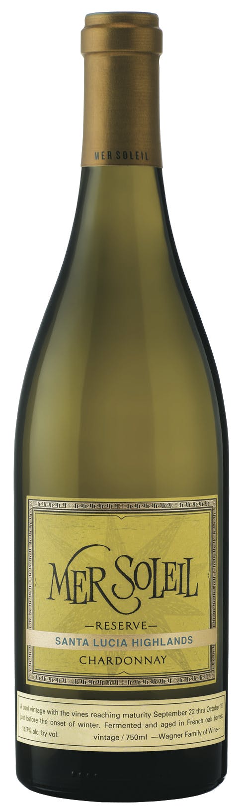 Mer Soleil Santa Lucia Highlands Reserve Chardonnay 2020 750ml - Vicker ...