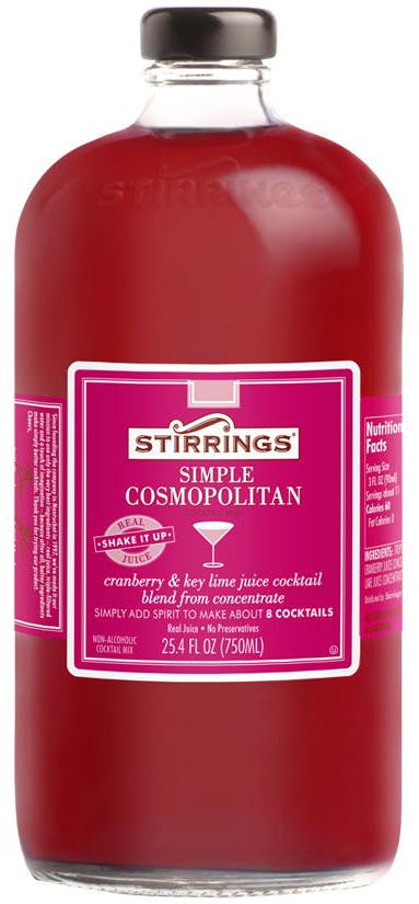 Stirrings Cosmopolitan Mixer 750ml - Yankee Spirits
