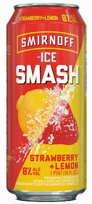 Smirnoff Ice Smash Strawberry + Lemon 23 oz. - Order Liquor Online