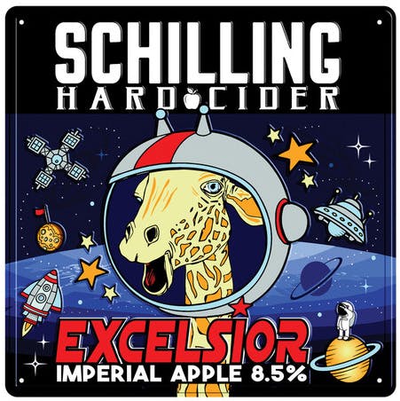 Schilling Hard Cider Excelsior Cider 6 pack 12 oz. Can - Yankee Spirits