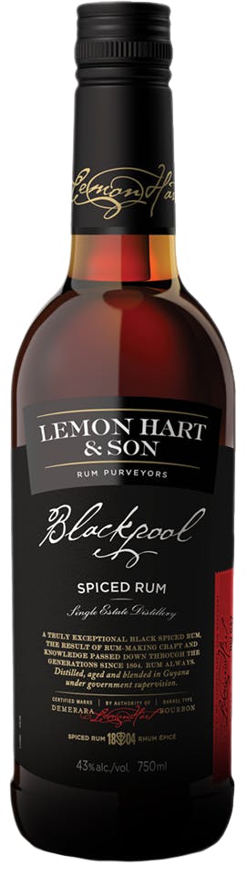 Lemon Hart Blackpool Spiced Rum 750ml - Liquors Inc.