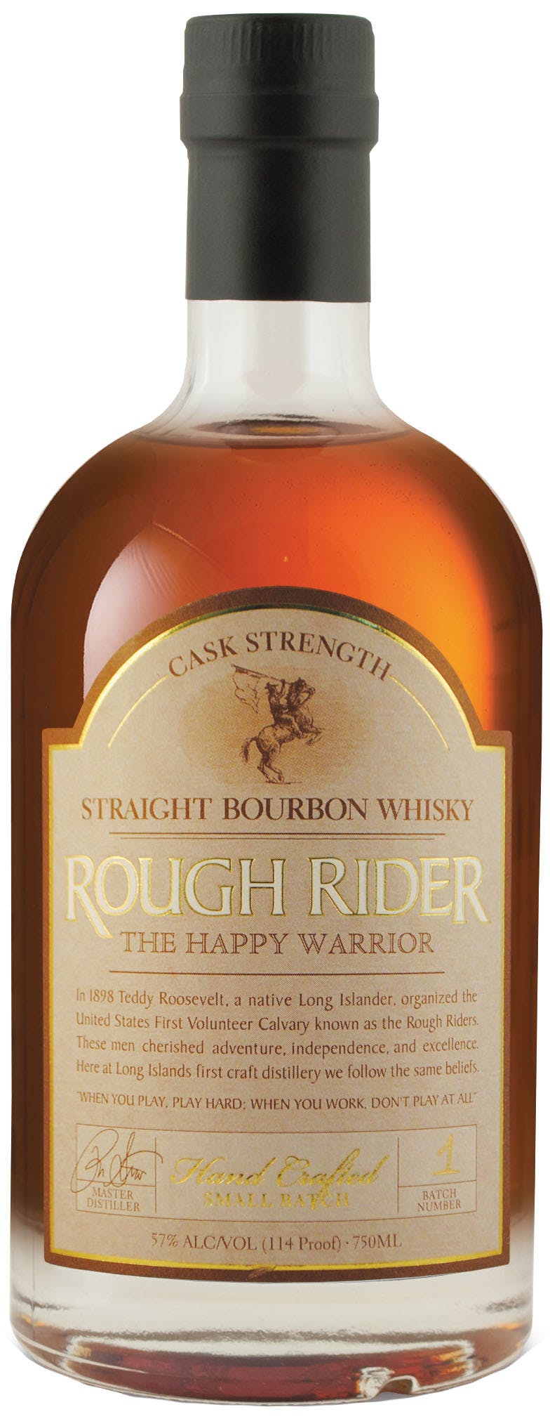 Long Island Spirits Rough Rider The Happy Warrior 750ml - Van Wyck Liquors