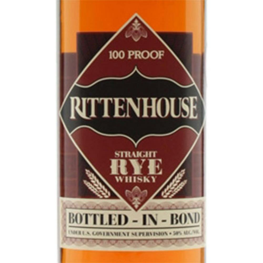 Rittenhouse Bottled in Bond Straight Rye Whisky 750ml - Bottle Shop of ...