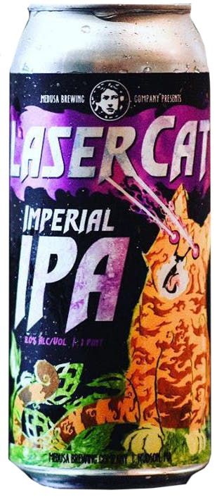 Medusa Brewing Co. Laser Cat Imperial IPA 16 oz. Can - Chris Gasbarro's ...