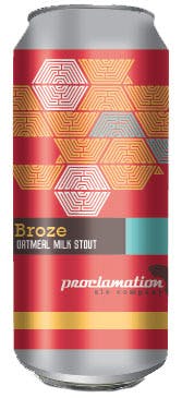 Proclamation Ale Company Broze Stout 4 pack 16 oz. Can - SPIRITED Wines
