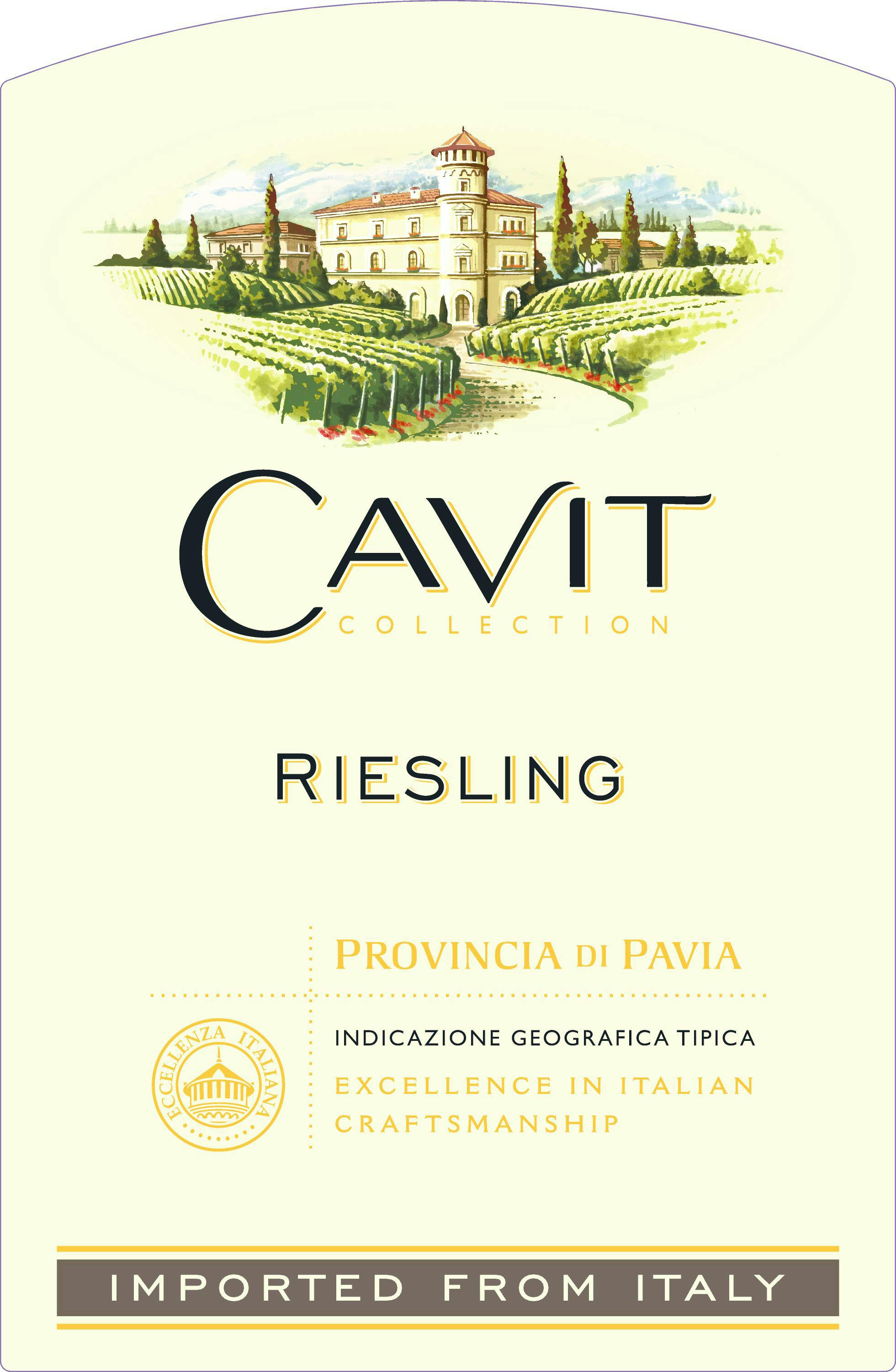 Cavit Riesling 750ml - Yankee Spirits
