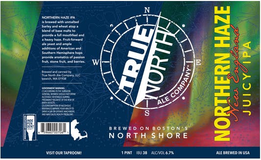 True North Ale Company Northern Haze 4 pack 16 oz. Can - Yankee Spirits