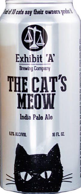 Exhibit 'A' Brewing The Cats Meow IPA 4 pack 16 oz. Can - Yankee Spirits