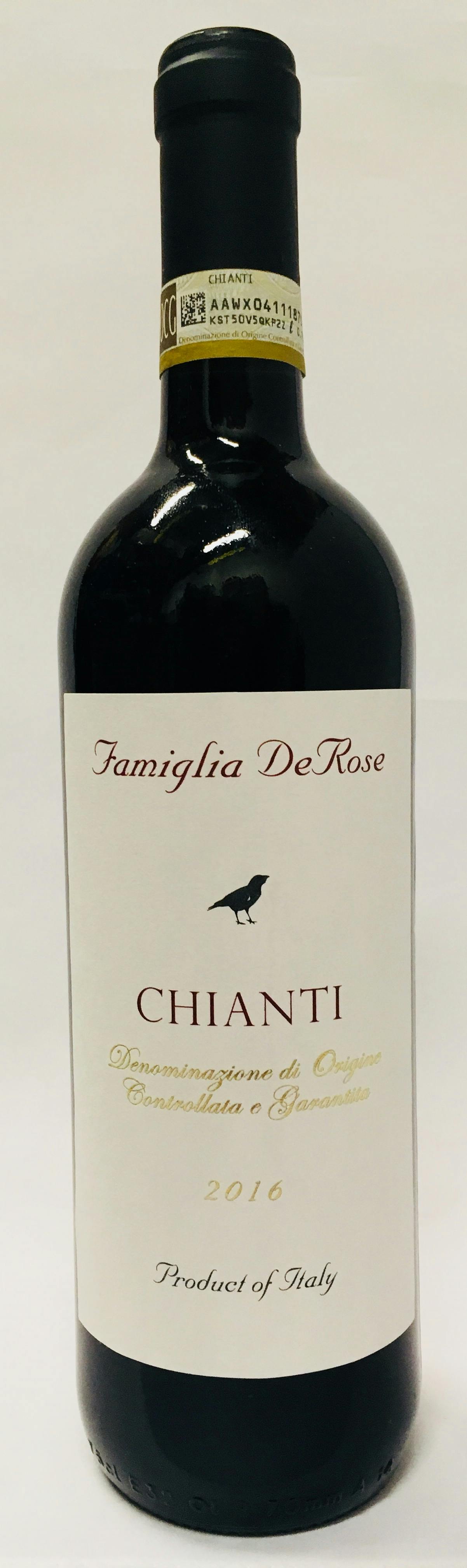 Famiglia DeRose Chianti 2021 750ml - Argonaut Wine & Liquor