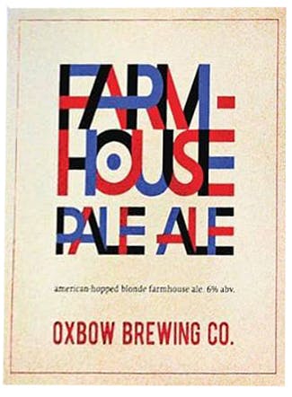 Oxbow Brewing Company Farmhouse Pale Ale 6 pack 12 oz. Can - Yankee Spirits