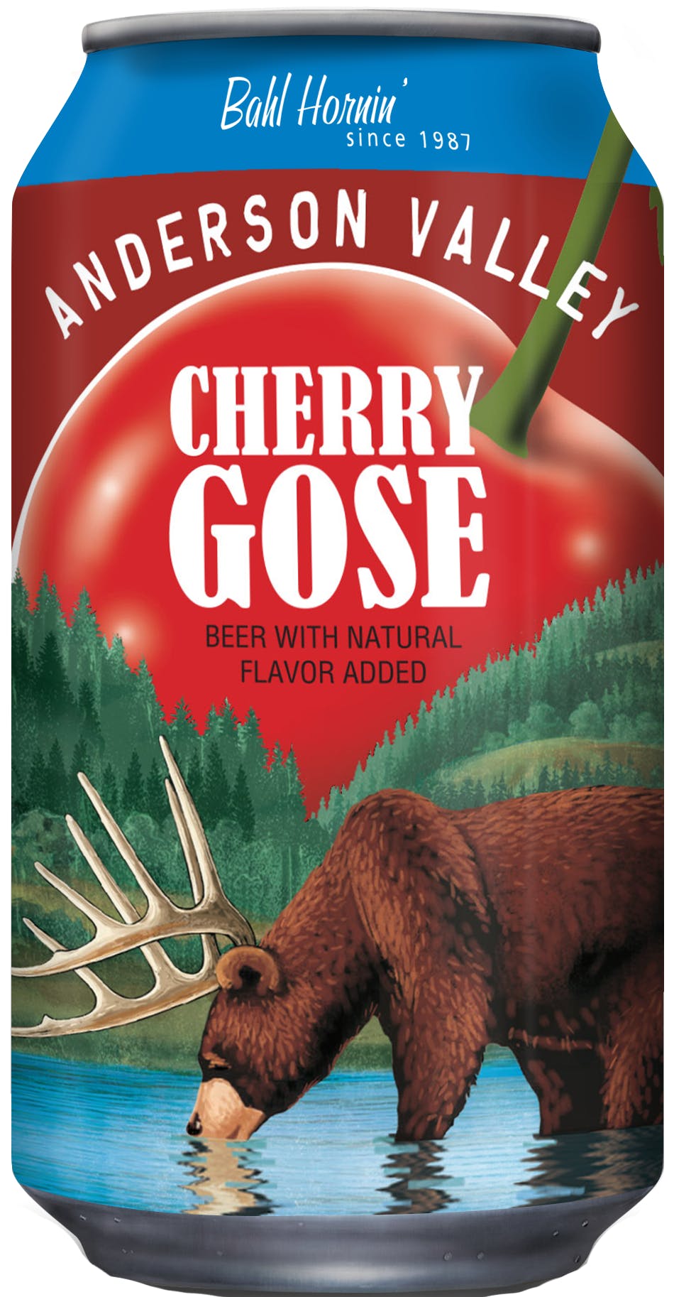 Anderson Valley Brewing Cherry Gose 6 pack 12 oz. Can - Yankee Spirits