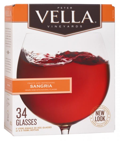 Peter Vella Sangria 5L Box - Argonaut Wine & Liquor