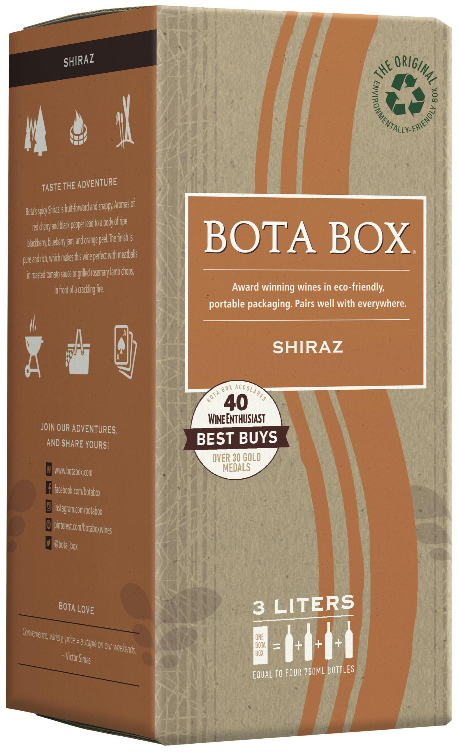 Bota Box Shiraz 3L Box - Stirling Fine Wines