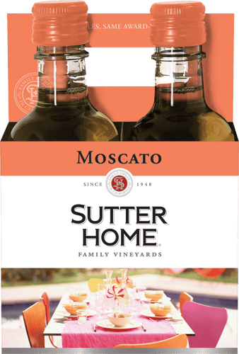 Sutter Home Moscato 4 pack 187ml - Argonaut Wine & Liquor