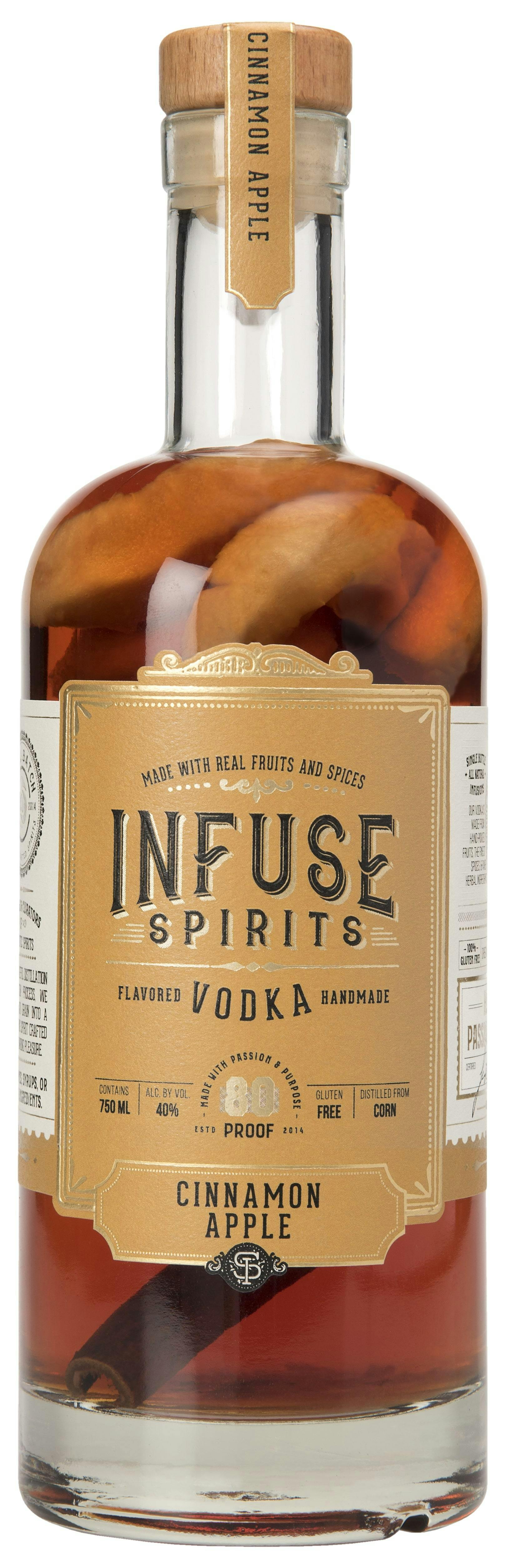 Infuse Spirits Cinnamon Apple Vodka 750ml - Argonaut Wine & Liquor