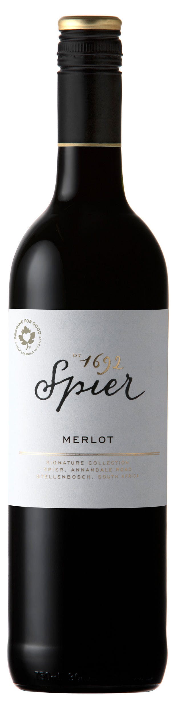 Spier Signature Merlot 750ml - Petite Cellars