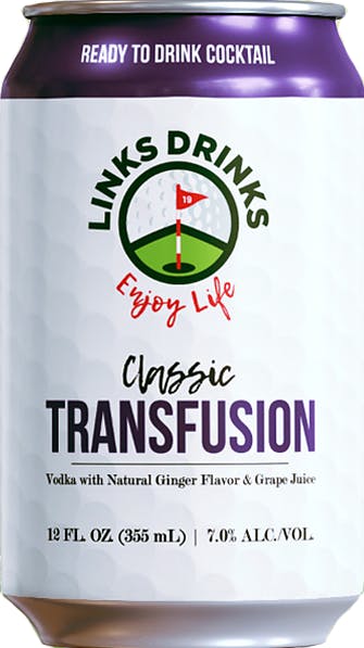 Links Drinks Classic Transfusion Vodka Cocktail 4 pack 12 oz. Can ...