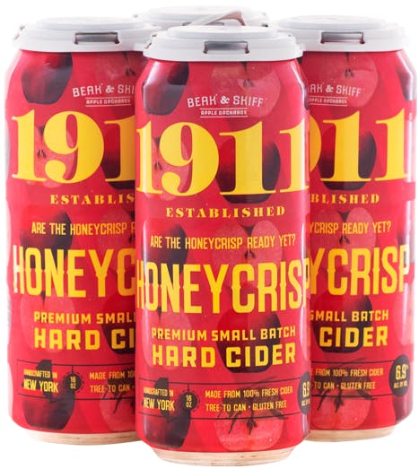 1911 Spirits Honeycrisp Hard Cider 4 pack 16 oz. Can - Yankee Spirits