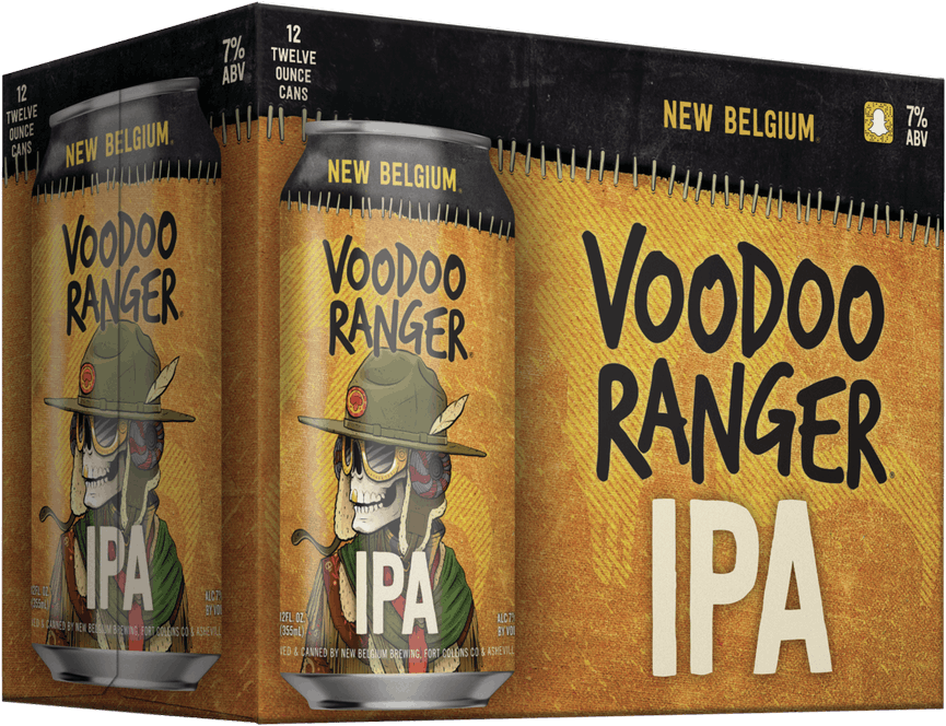New Belgium Voodoo Ranger IPA 12 pack 12 oz. Can - Argonaut Wine & Liquor