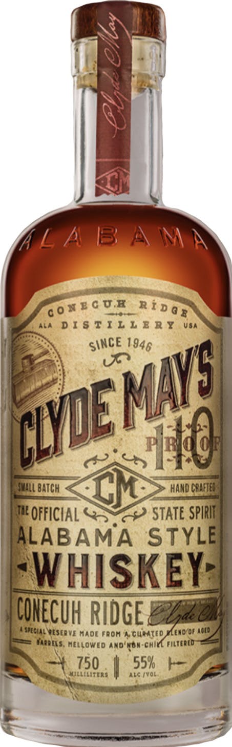 Clyde May's Conecuh Ridge Whiskey 5 year old 750ml - Kelly's Liquor