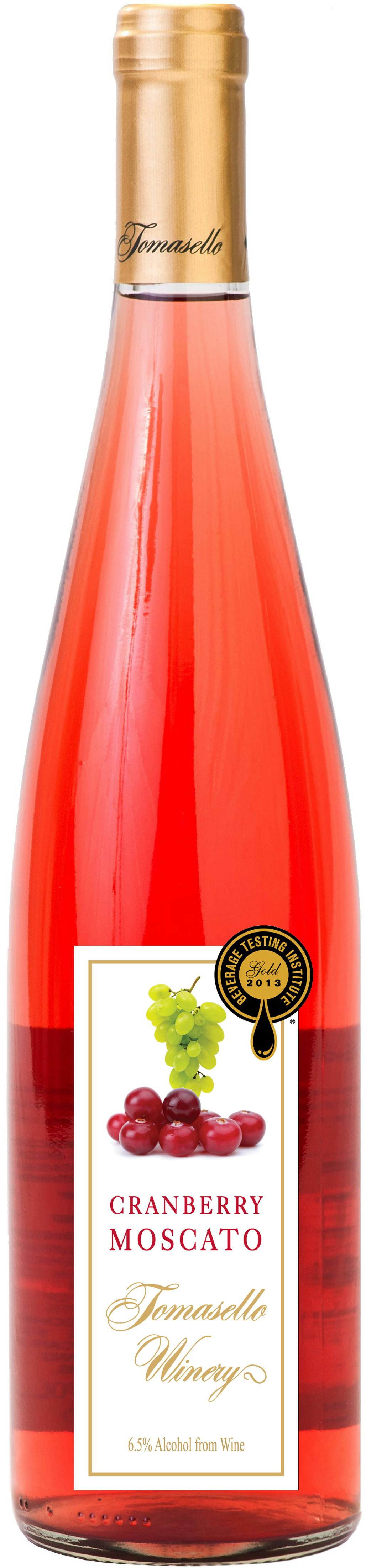 Tomasello Cranberry Moscato 750ml - Yankee Spirits
