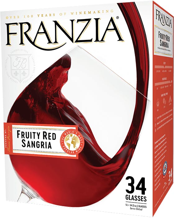 Franzia Fruity Red Sangria 5L Box - Yankee Spirits