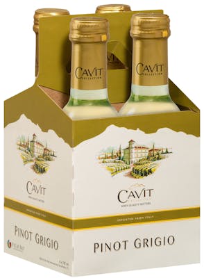 Cavit Pinot Grigio 2016 4 pack 187ml - Buster's Liquors & Wines