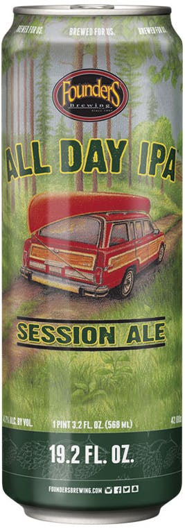 Founders Brewery All Day IPA 19.2 oz. Can - Yankee Spirits