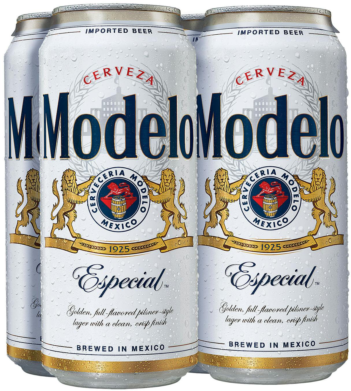 Modelo Especial 4 pack 16 oz. Can - Argonaut Wine & Liquor