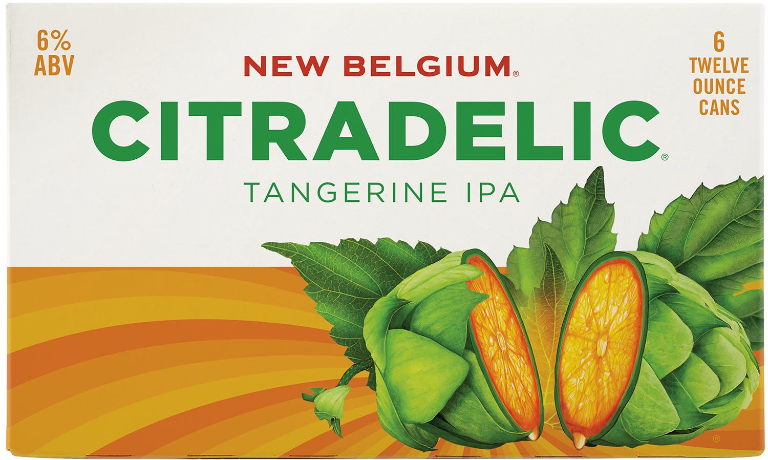 New Belgium Citradelic Tangerine IPA 6 pack 12 oz. Can - Kelly's Liquor